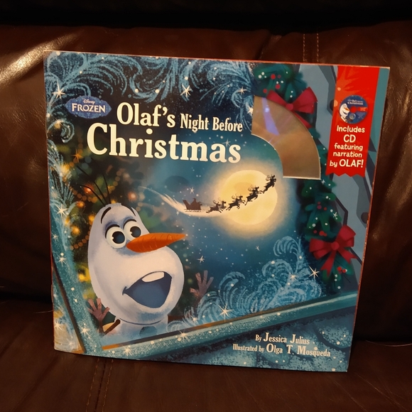 Other | Olafs Night Before Christmas Book | Poshmark
